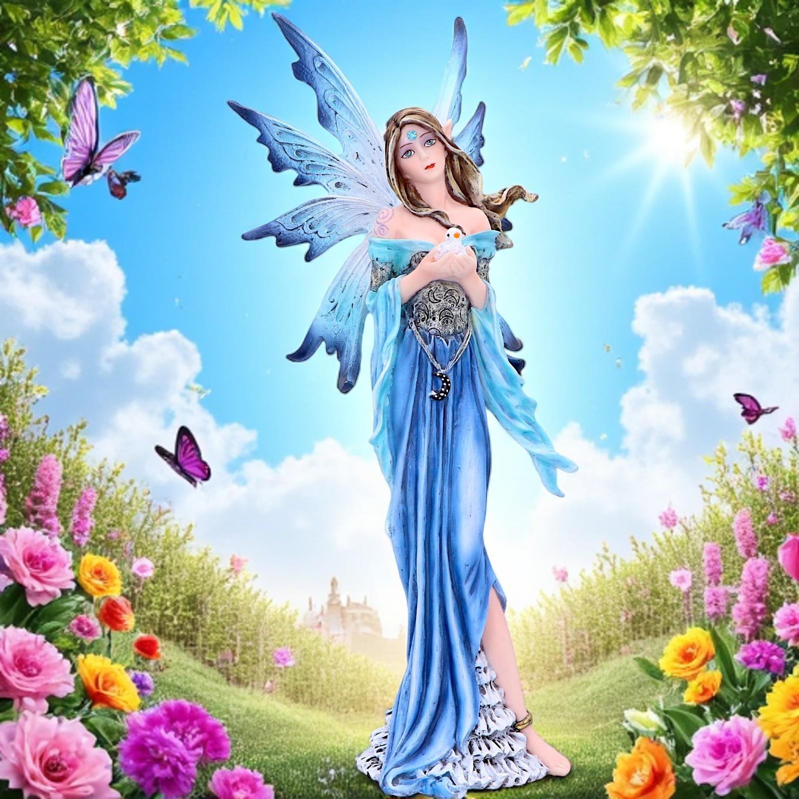 Whimsical Spring Fairy Figurine - Enchanted Gift