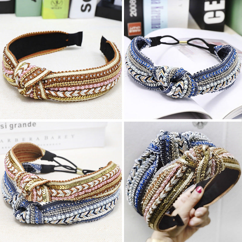 Bohemian Braided Hair Headband