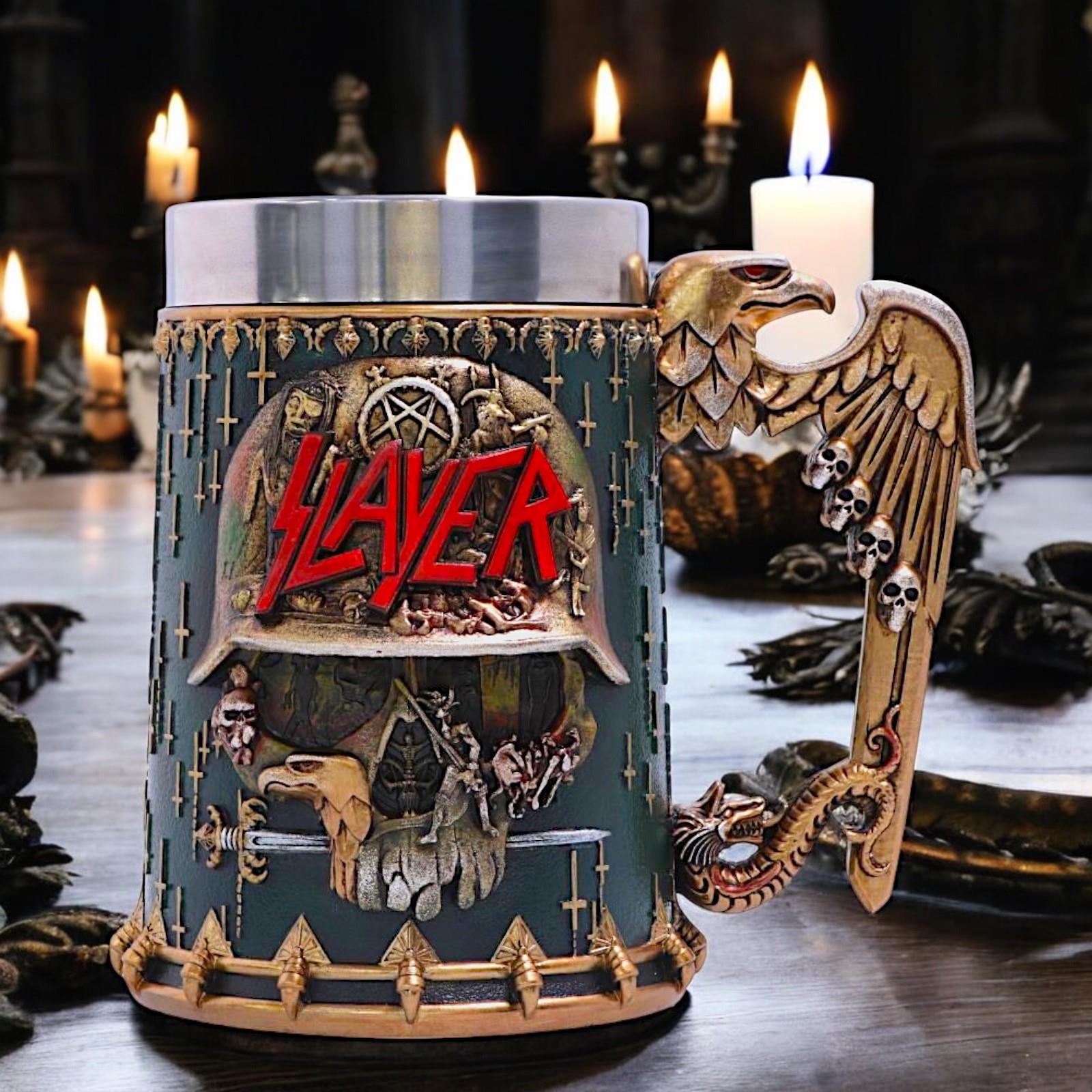 Slayer Skull Tankard - Heavy Metal Mug 16.5cm
