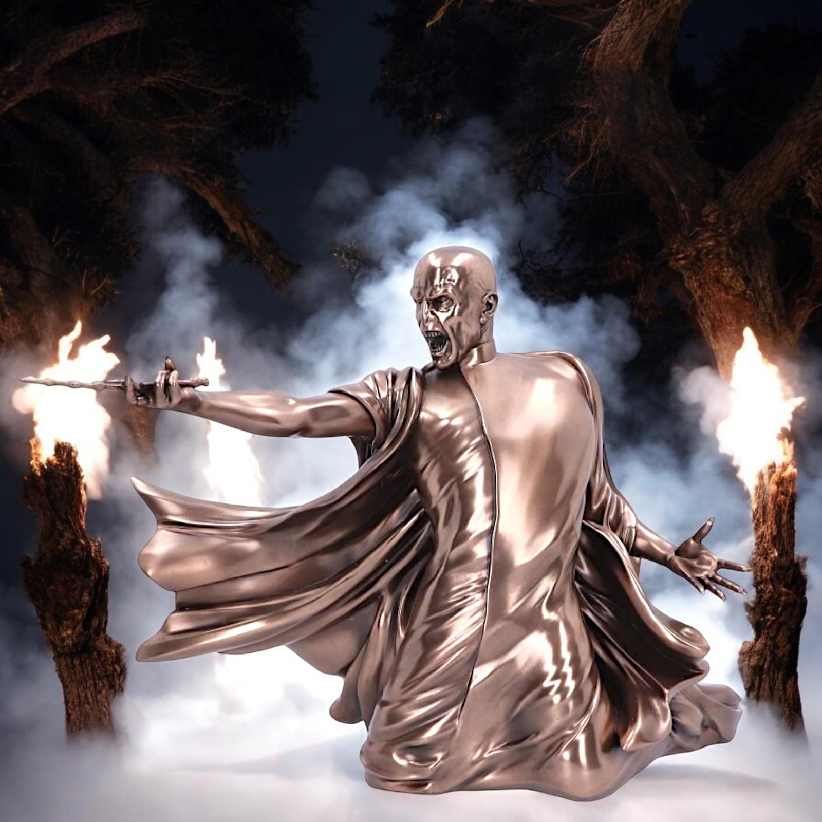 Voldemort Avada Kedavra Figurine 32cm - Bronze Collectible