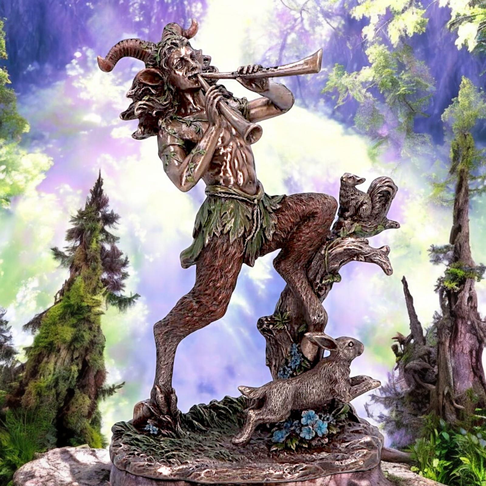 Mystical Satyr Figurine for Home Decor