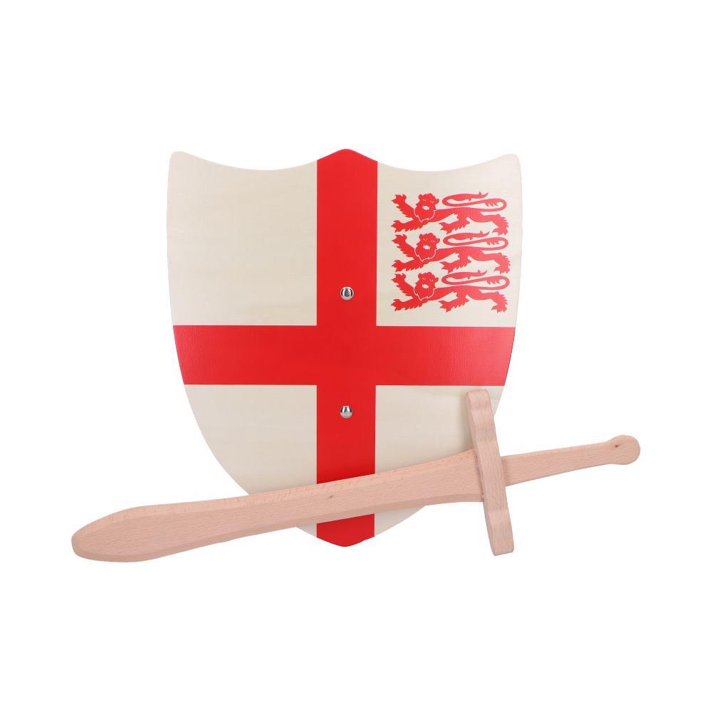 Medieval St. George Shield & Sword Knight Set