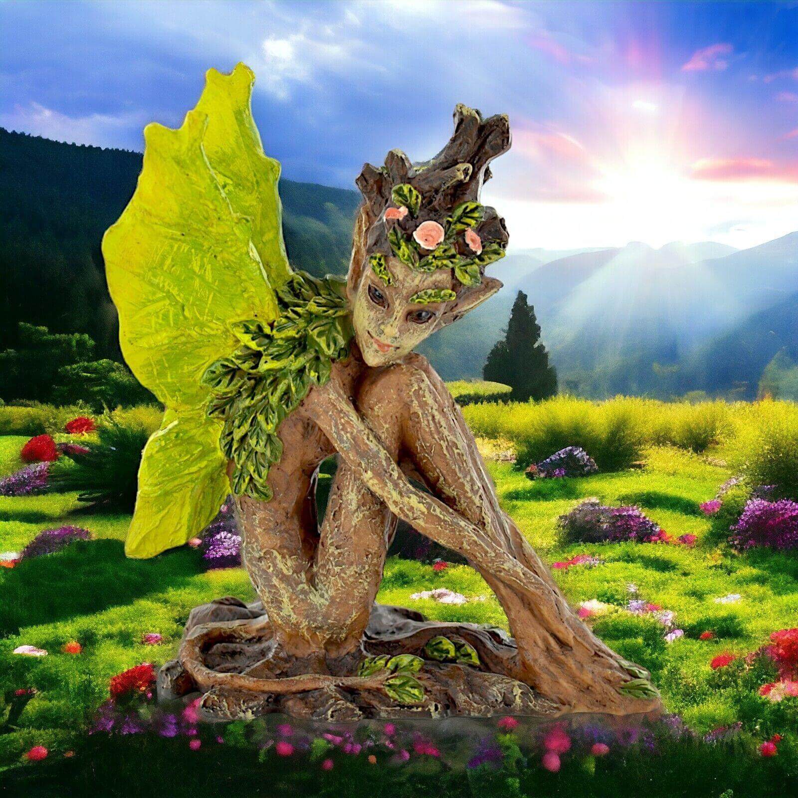 Fantasy Fairy Statue Mythical Figurine Decor