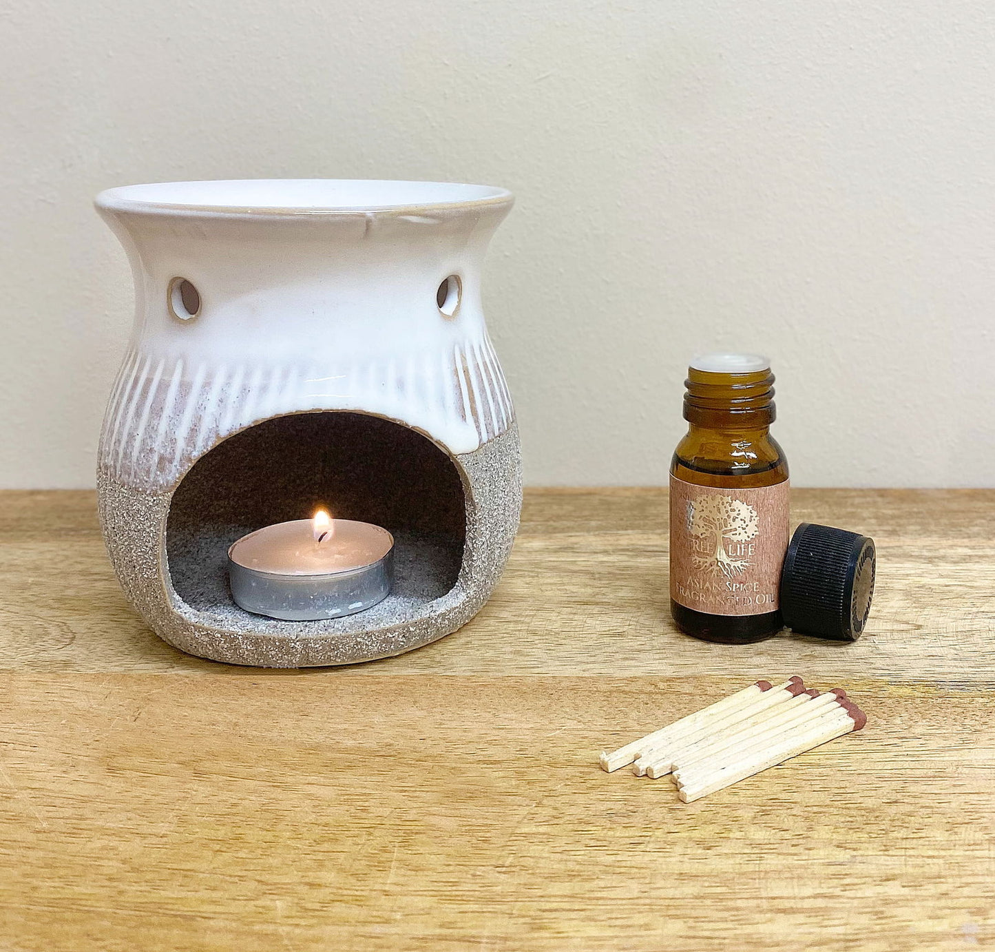 Grey Sandstone Oil and Wax Burner
