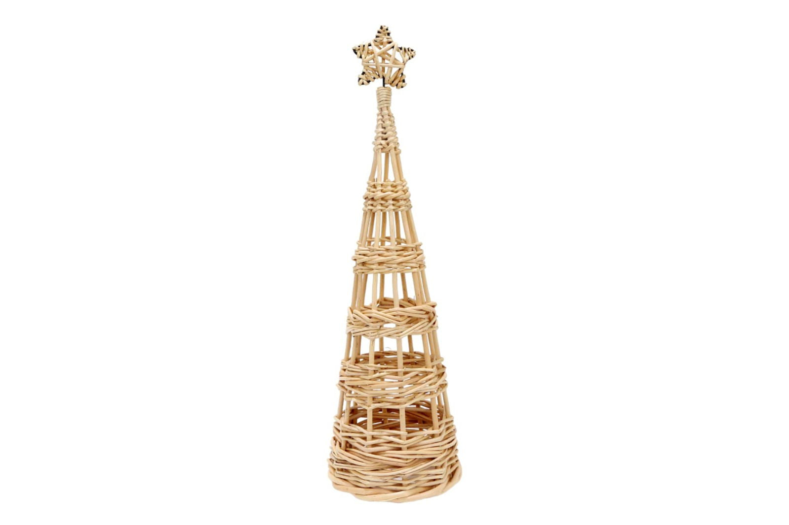Rattan Christmas Tree – Festive Decor for Holidays