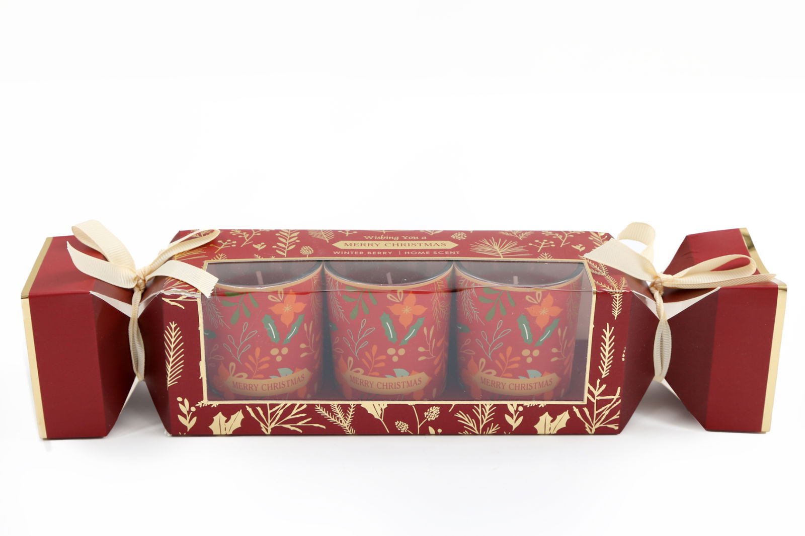 Winter Berry Candle Cracker Gift Box