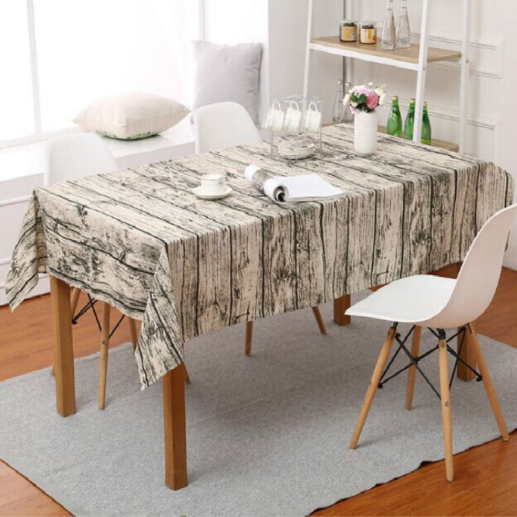 Bark Texture Cotton Linen Tablecloth