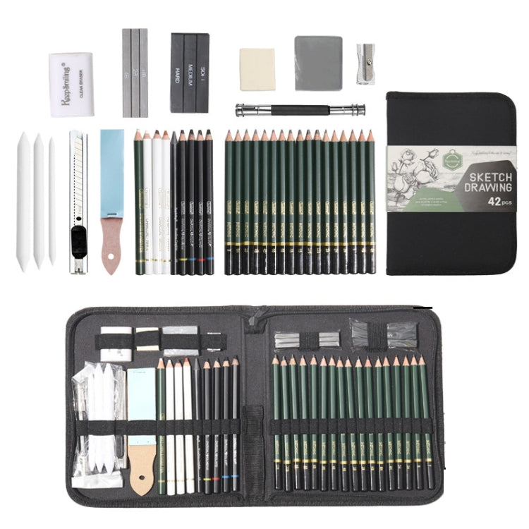 42-in-1 Drawing & Painting Kit with Accessories