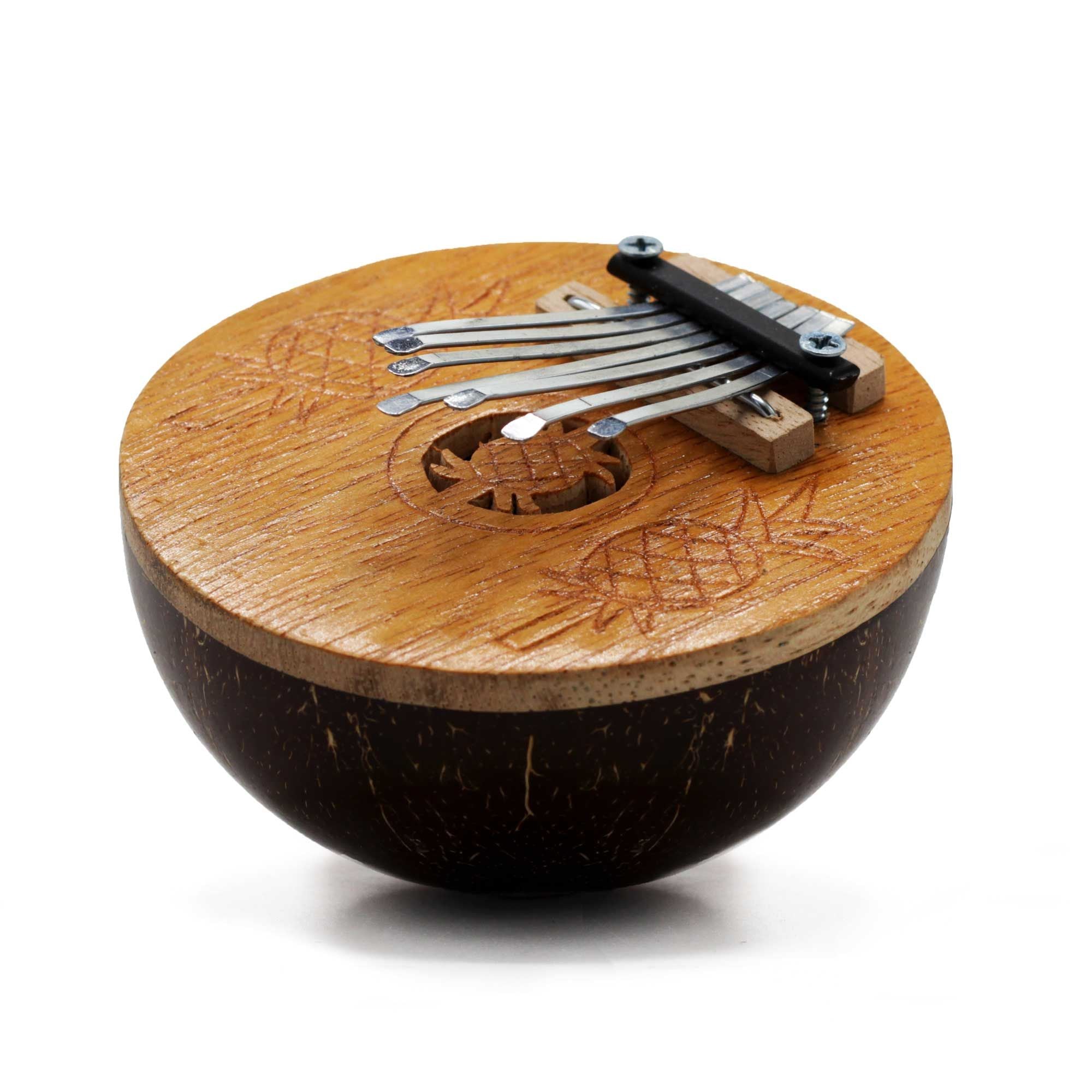 Mini Coconut Kalimba - Handcrafted Music Instrument