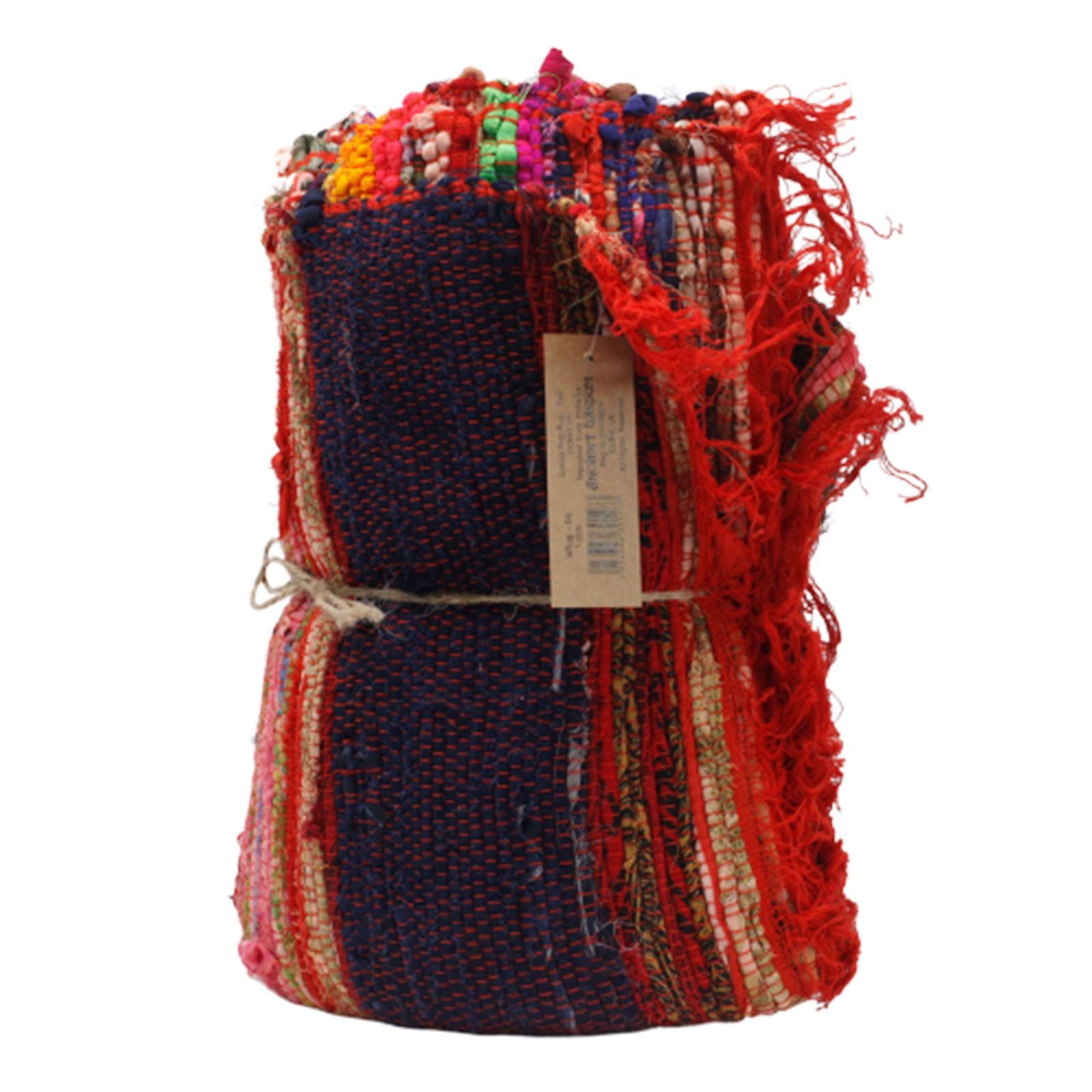 Luxury Red Rag Rug 150x90cm