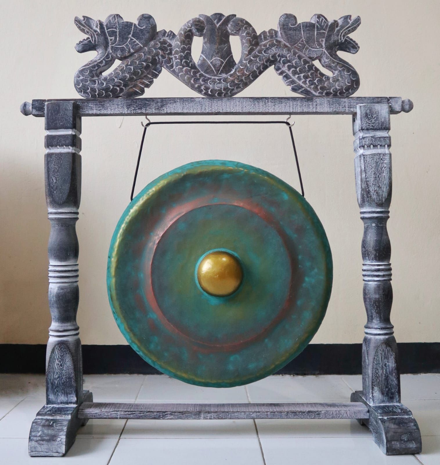 50cm Greenwash Gong with Stand