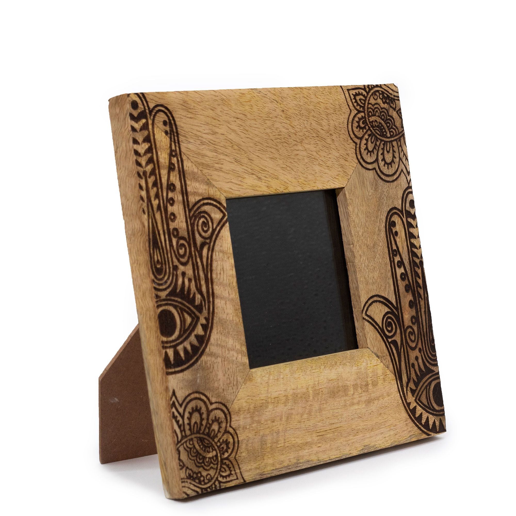 Black Mango Wood Picture Frame 10x15cm - Hansa
