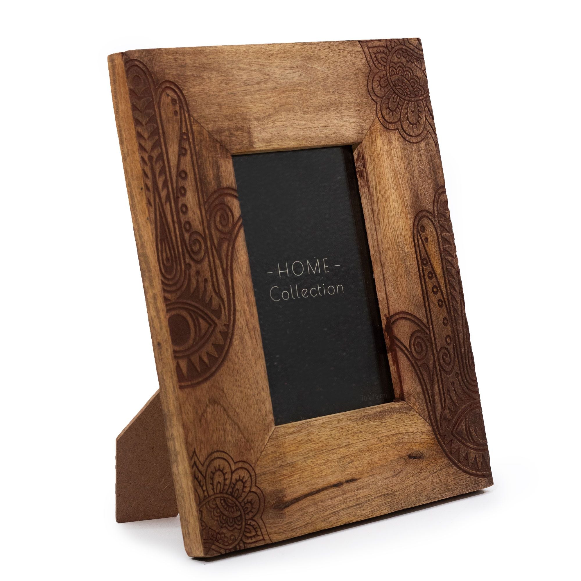 Black Mango Wood Picture Frame 10x15cm - Hansa